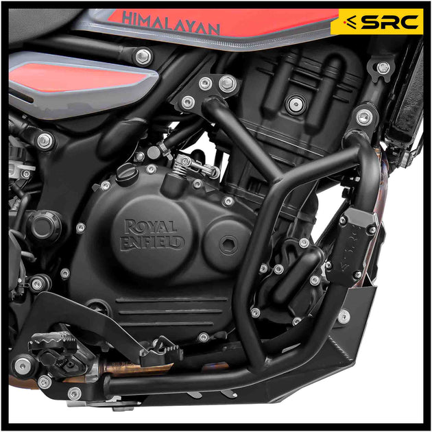 Crash Bars / Engine Guards with Integrated skid plate Royal Enfield Hi ...