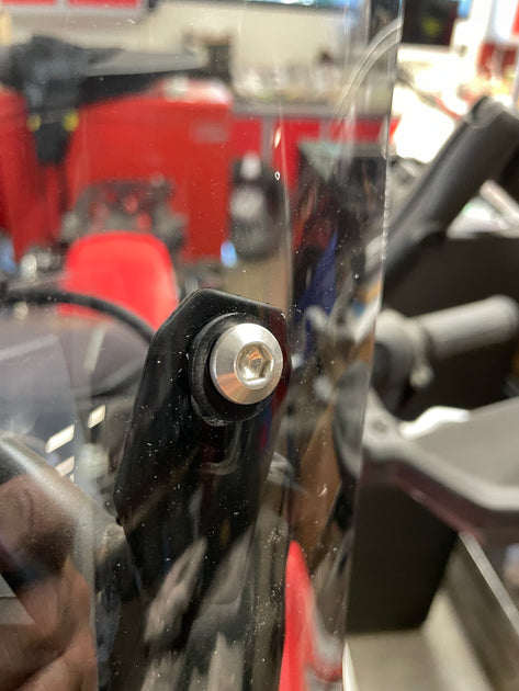 MOTO STUFF Tall Windscreen HONDA CRF 250L Rally & 300L Rally #G-04-080 ...